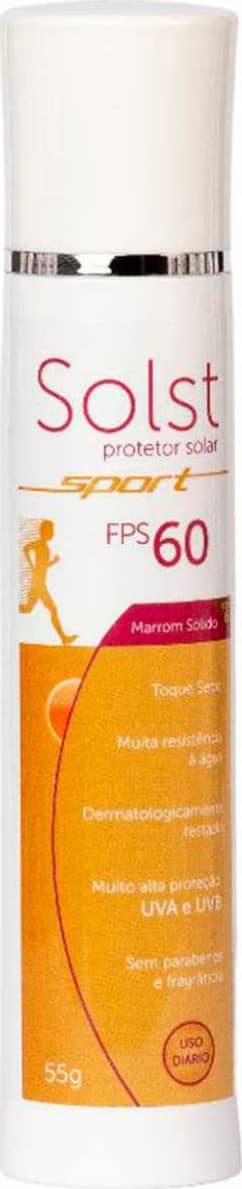 Solst Sport FPS 60 Protetor Solar Toque Seco Marrom Sólido