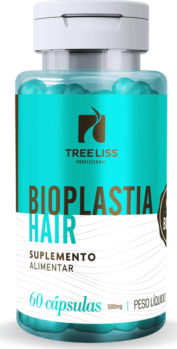 Suplemento Alimentar TreeLiss Profissional Bioplastia Hair (60 Cápsulas ...