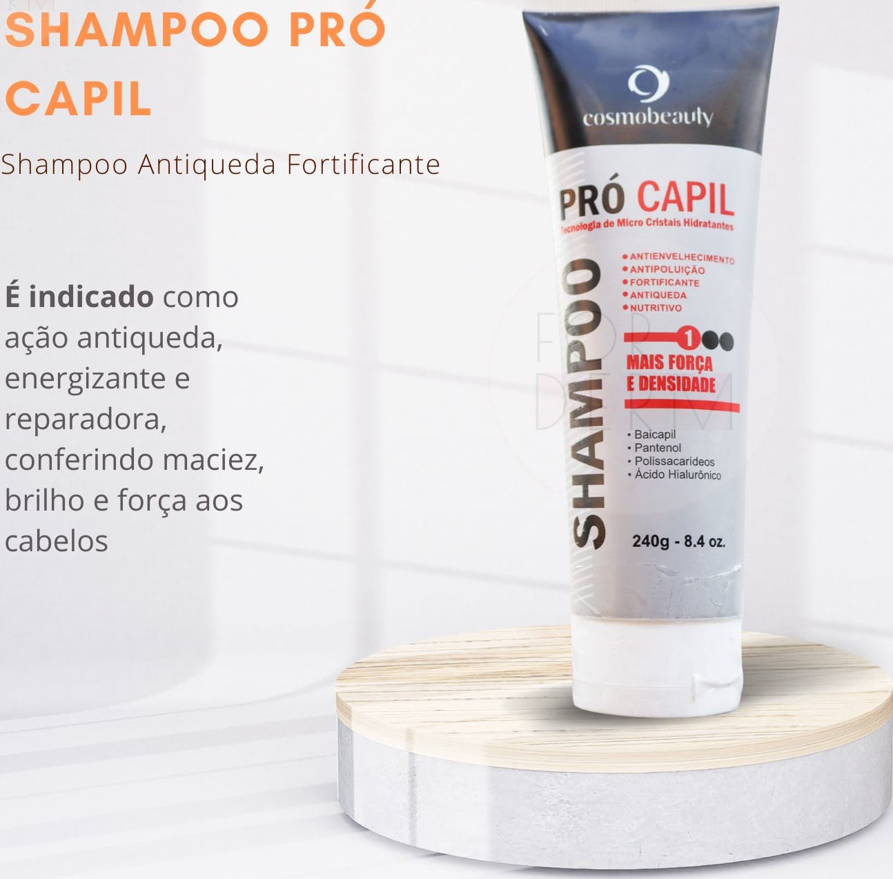 Shampoo Antiqueda Cosmobeauty Pró Capil | Beleza na Web