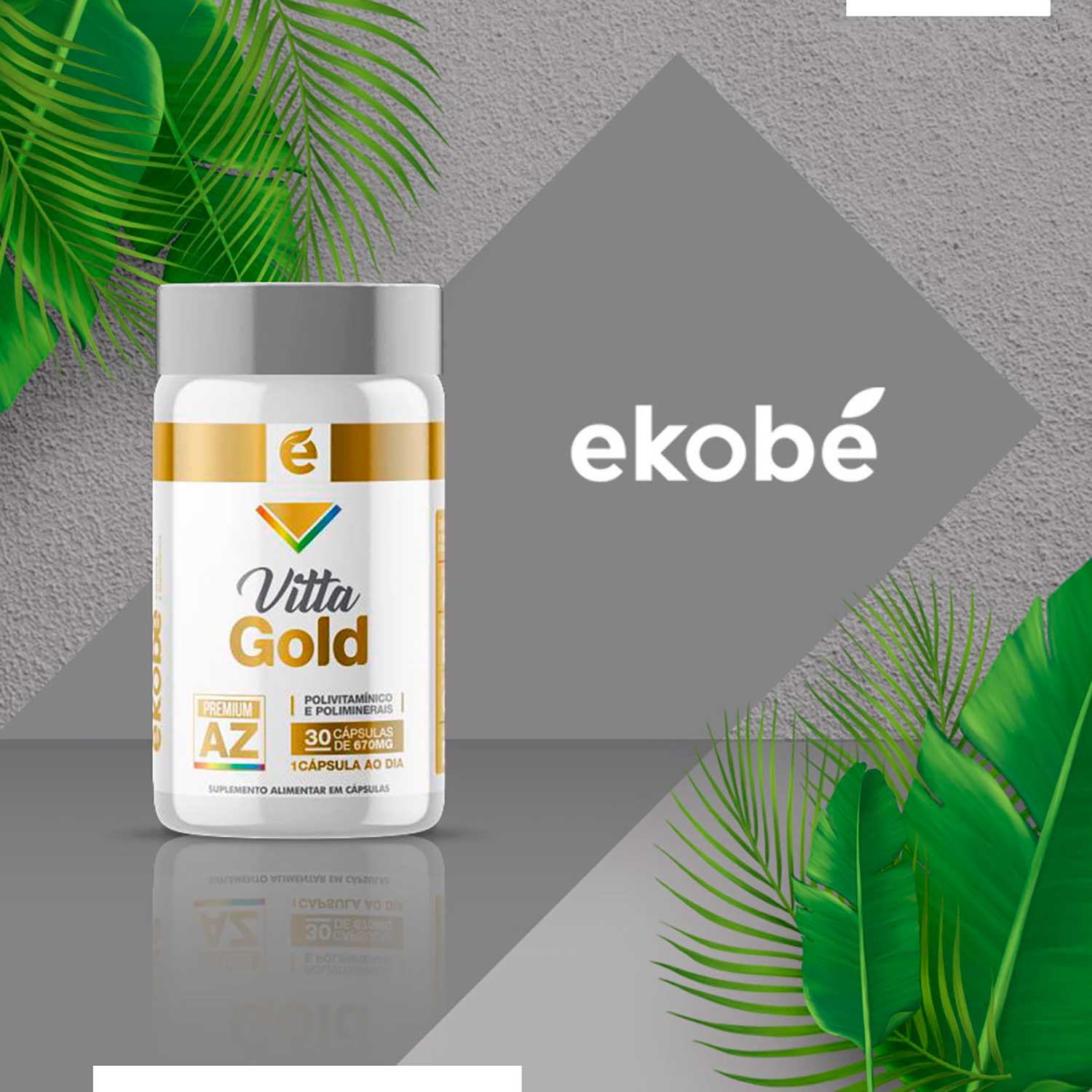 Suplemento Vitamínico Ekobé Vitta Gold | Beleza na Web