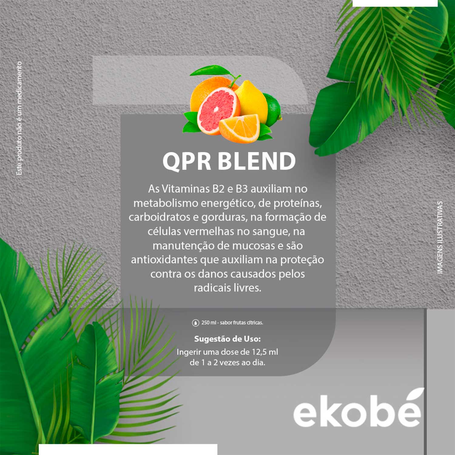 Suplemento Vitamínico Ekobé QPR Blend | Beleza na Web