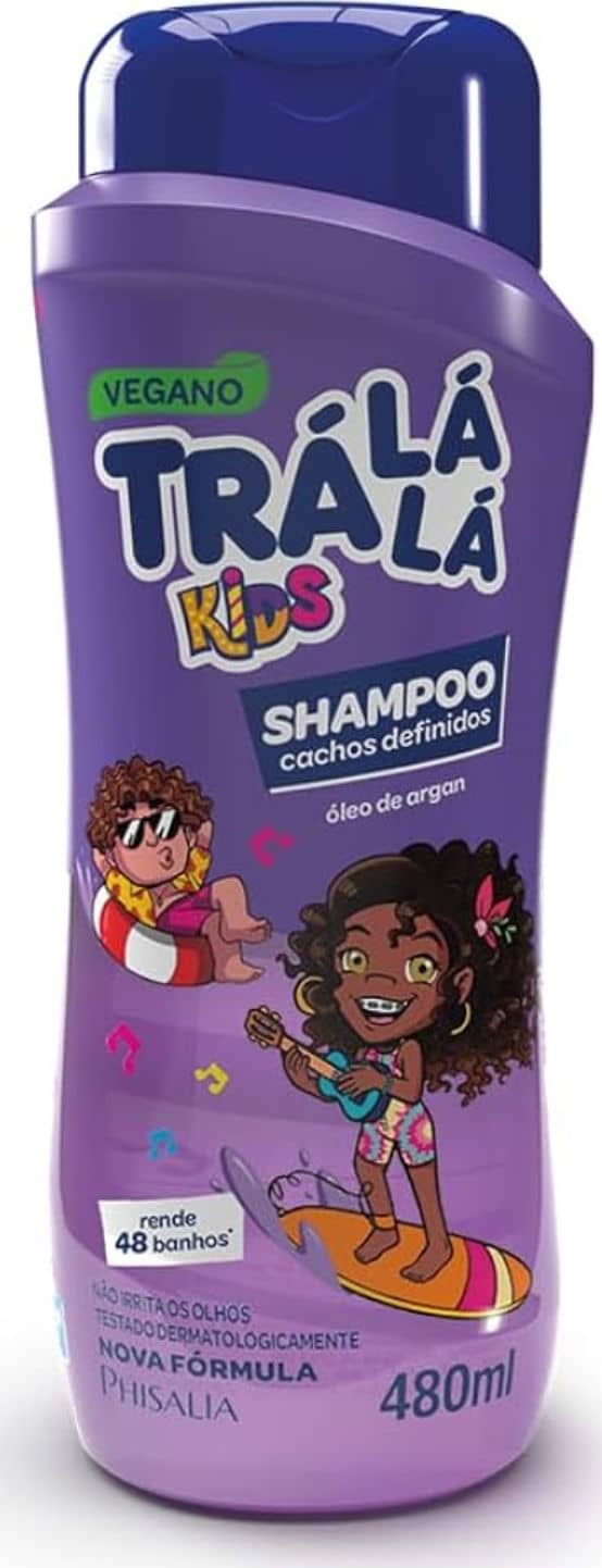 SHAMPOO INFANTIL TRÁ LÁ LÁ KIDS CACHOS DEFINIDOS 480ML