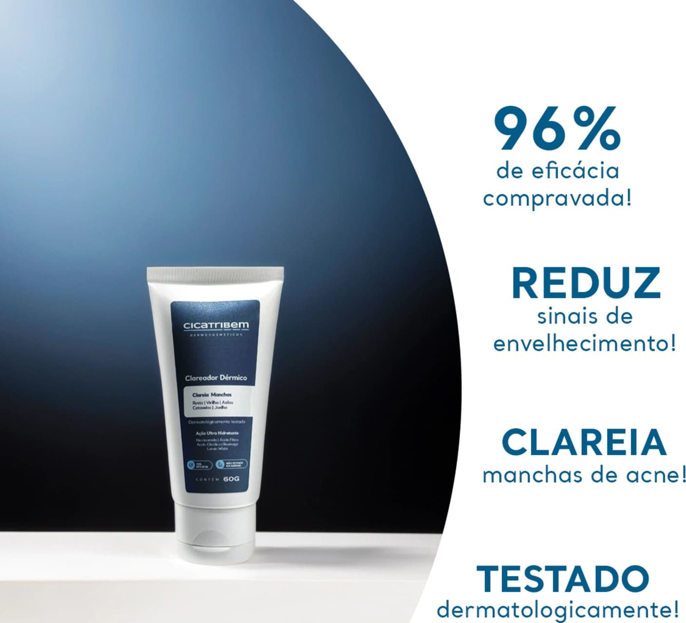 Creme Clareador Dérmico de Manchas para Virilha, Axilas e Melasma 60g ...