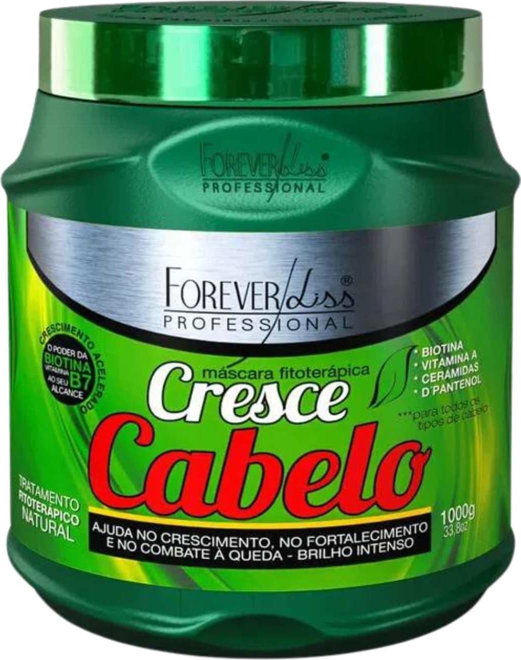 Kit Cresce Cabelo Forever Liss profissional Pente Beauty