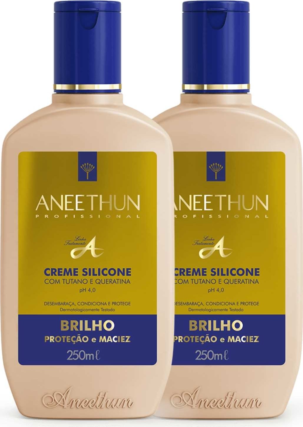 Kit Creme De Silicone Aneethun Linha A 250ml Cada 2 Unidades