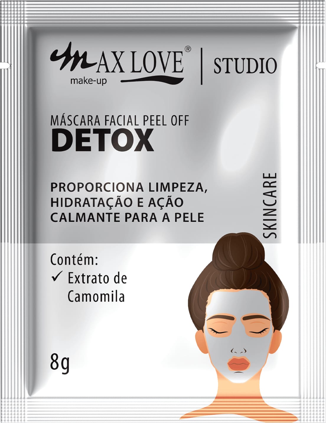 Máscara Facial Max Love Peel Off Detox | Beleza na Web