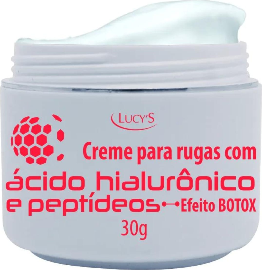 Creme Antirrugas Para Rosto Com Efeito Botox 30g.