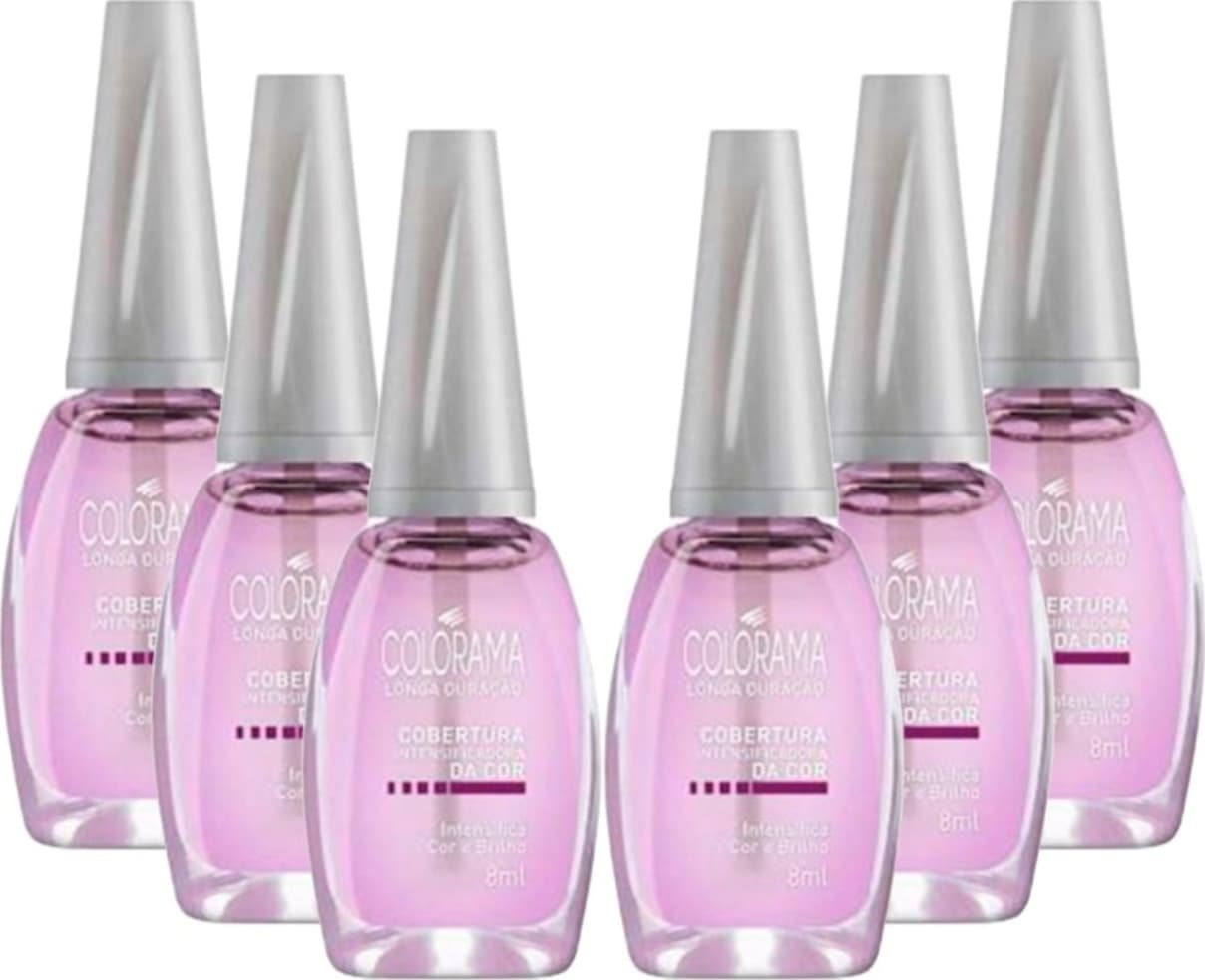 Kit Esmaltes Colorama Tratamento - Cobertura Intensificadora Da Cor (6 ...