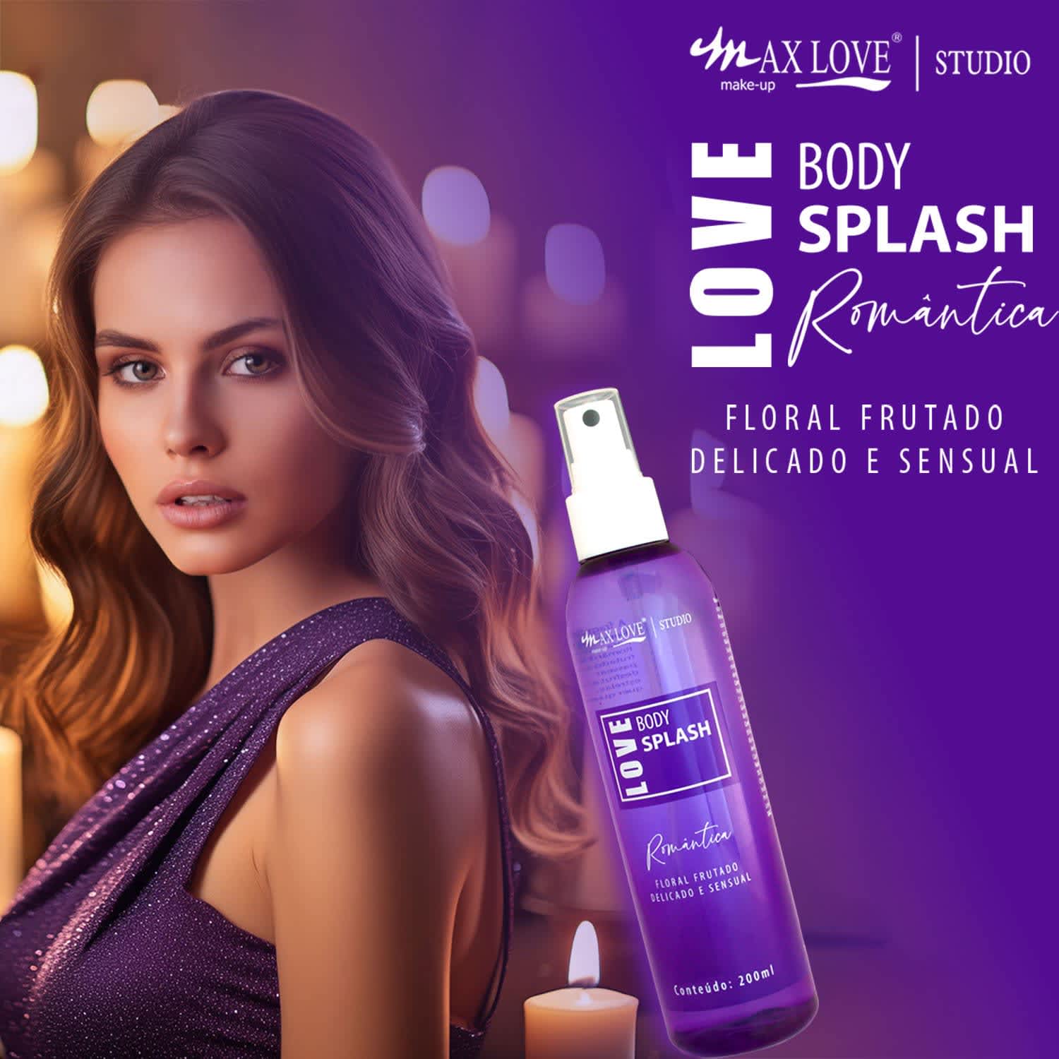 Body Splash Max Love Romântica | Beleza na Web