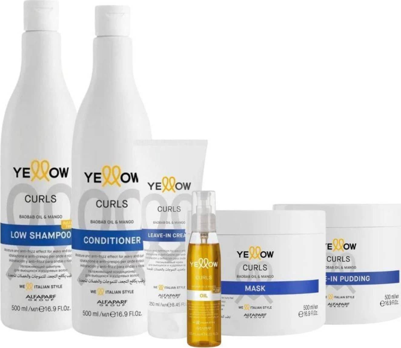 Yellow Curls Kit Completo (6 Produtos)