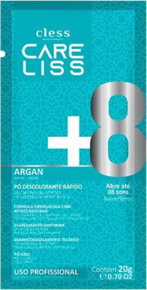 Pó Descolorante Cless Care Liss Óleo De Argan