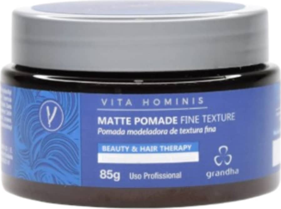 Pomada Capilar Vita Hominis Matte Pomade Fine Texture 85g