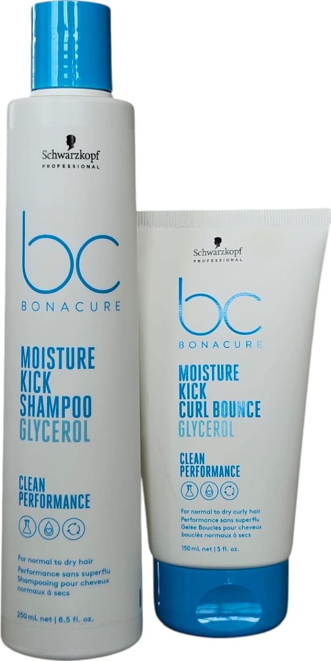 Kit Schwarzkopf BC Clean Performance Moisture Kick - Shampoo 250ml ...