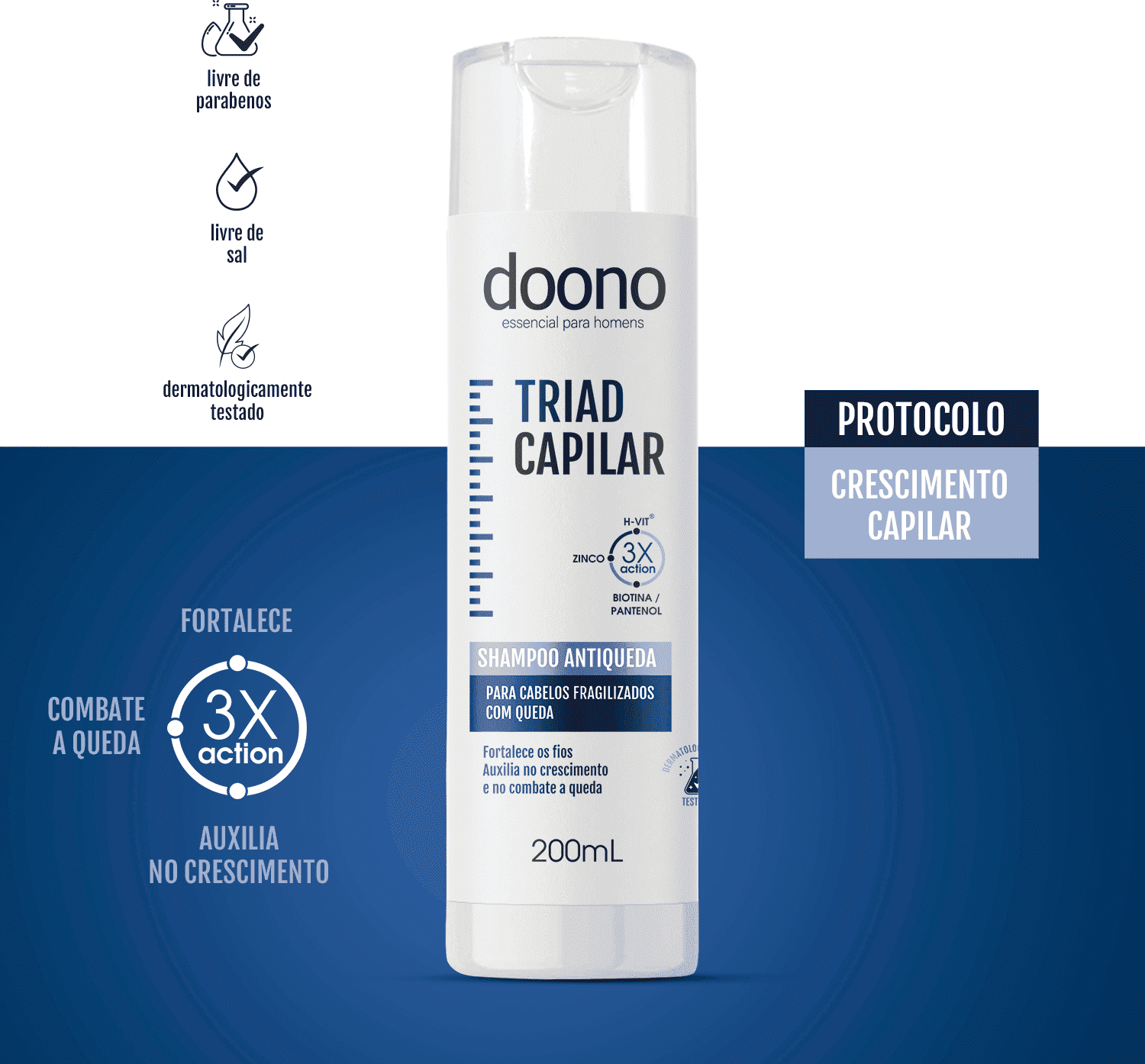 Doono Triad Capilar Shampoo Antiqueda | Beleza na Web
