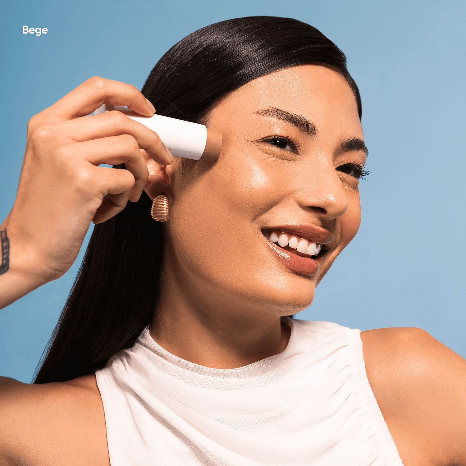 Protetor Solar Facial com Cor Beyoung FPS 80 Stick Multifuncional Bege ...