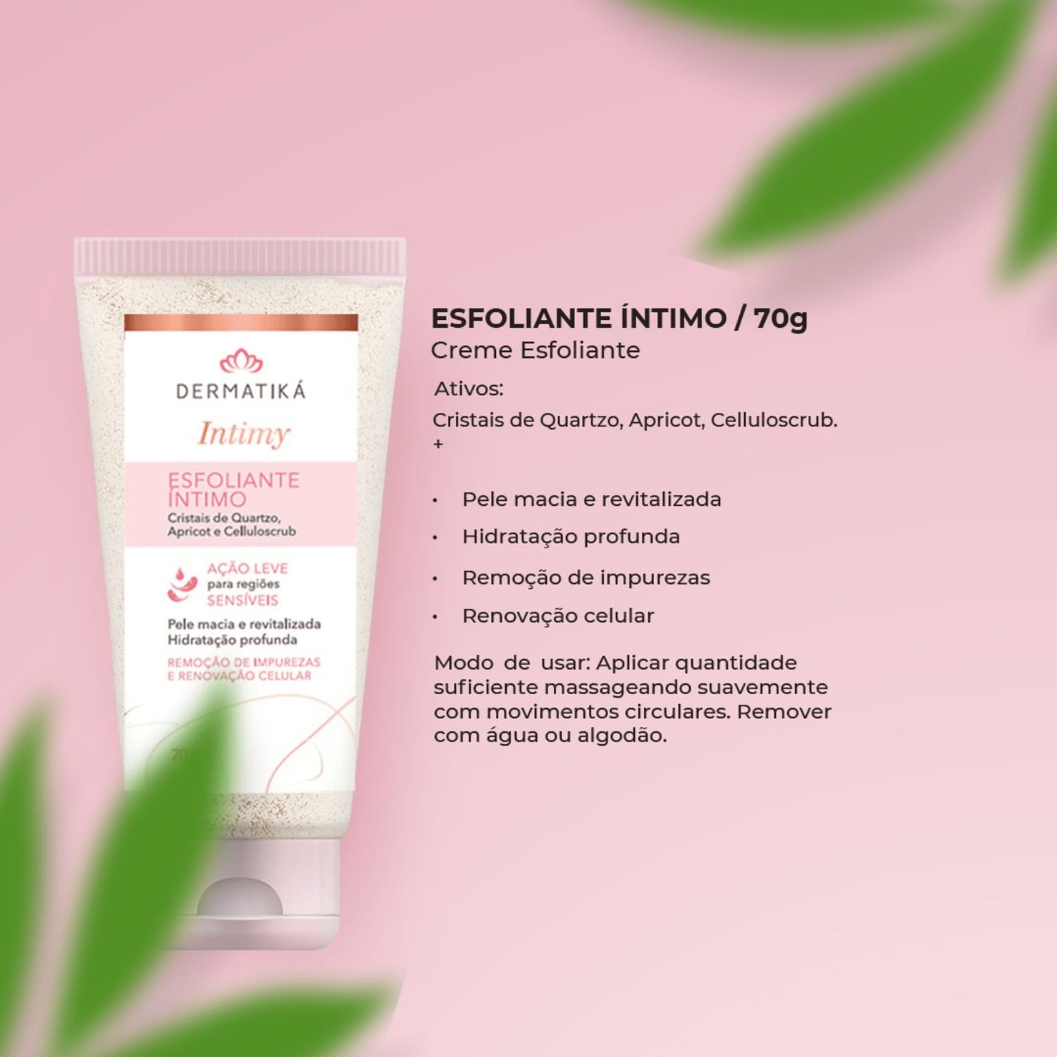 Esfoliante Íntimo Dermatiká Intimy | Beleza na Web