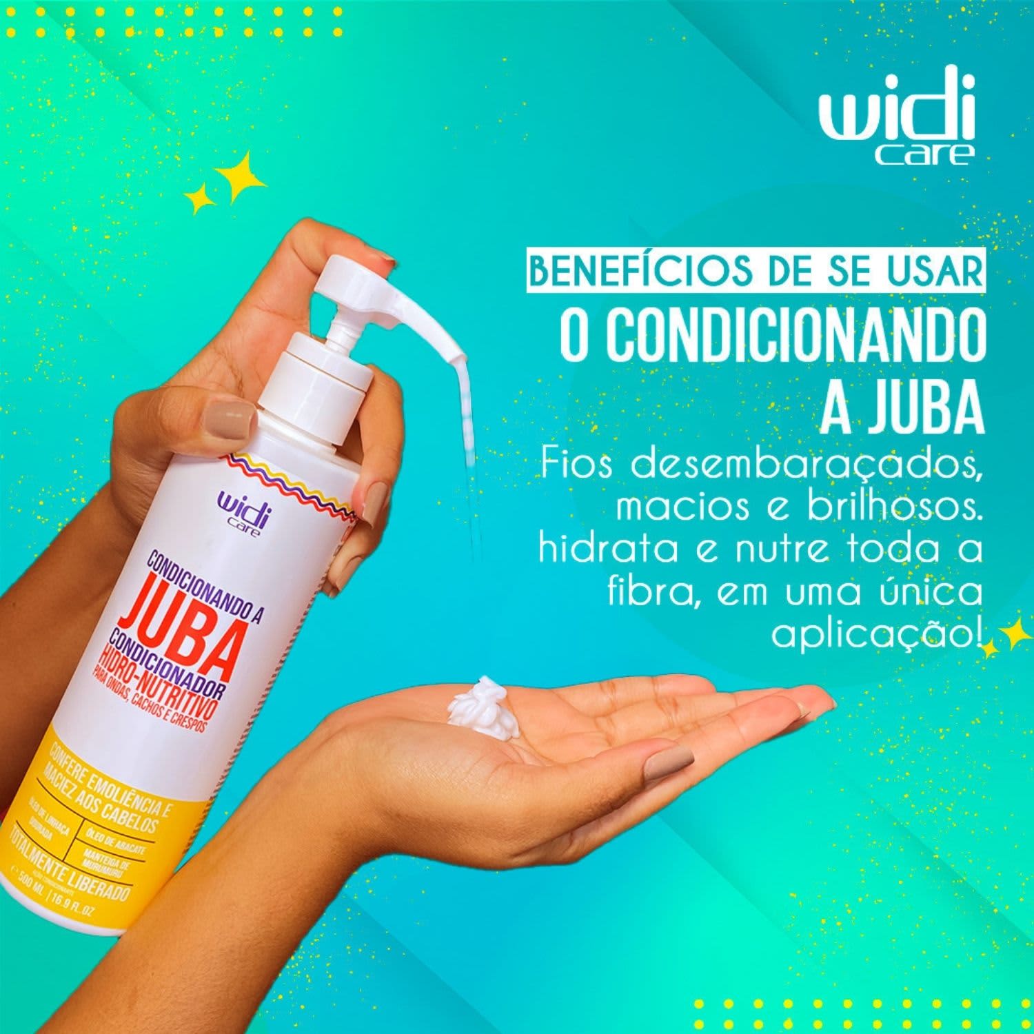 Kit Widi Care Juba Condicionador + 2 Encaracolando 500ml