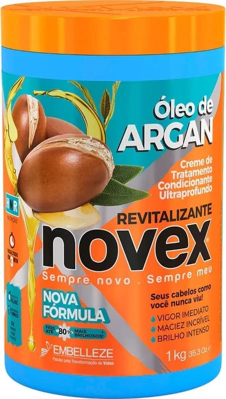 Creme de Tratamento Embelleze Novex Óleo de Argan 1kg | Beleza na Web