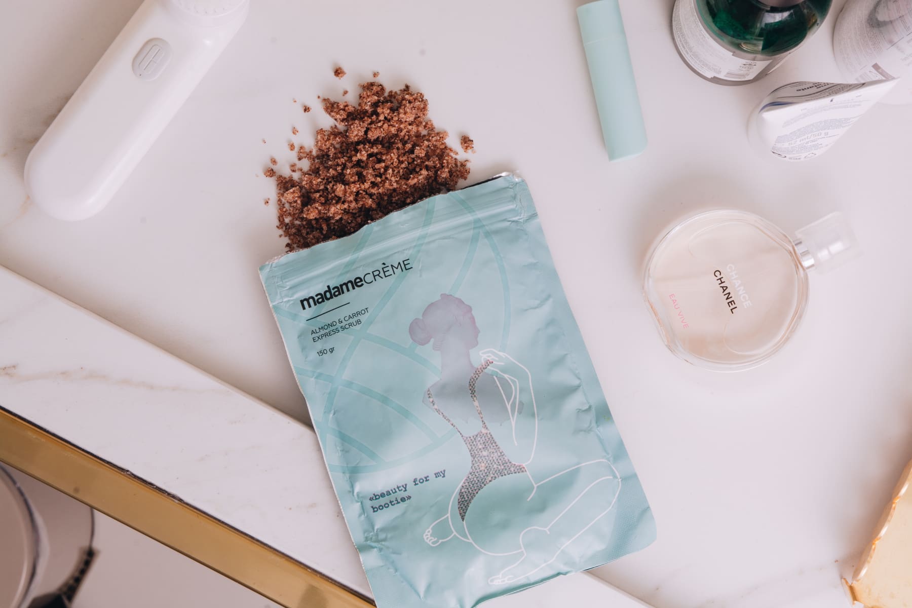 Esfoliante Corporal Madamecrème Almond and Carrot | Beleza na Web