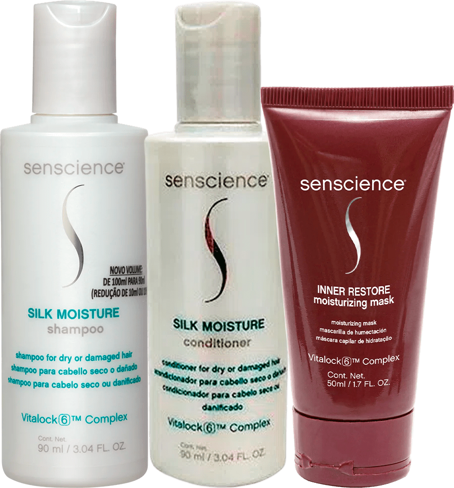 Kit Senscience Silk Moisture + Inner Restore Moisturizing | Beleza na Web