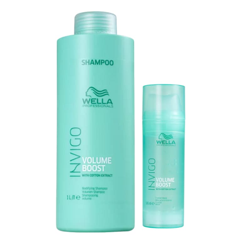 Kit Wella Professionals Invigo Volume Boost + Crystal Mask 145ml ...