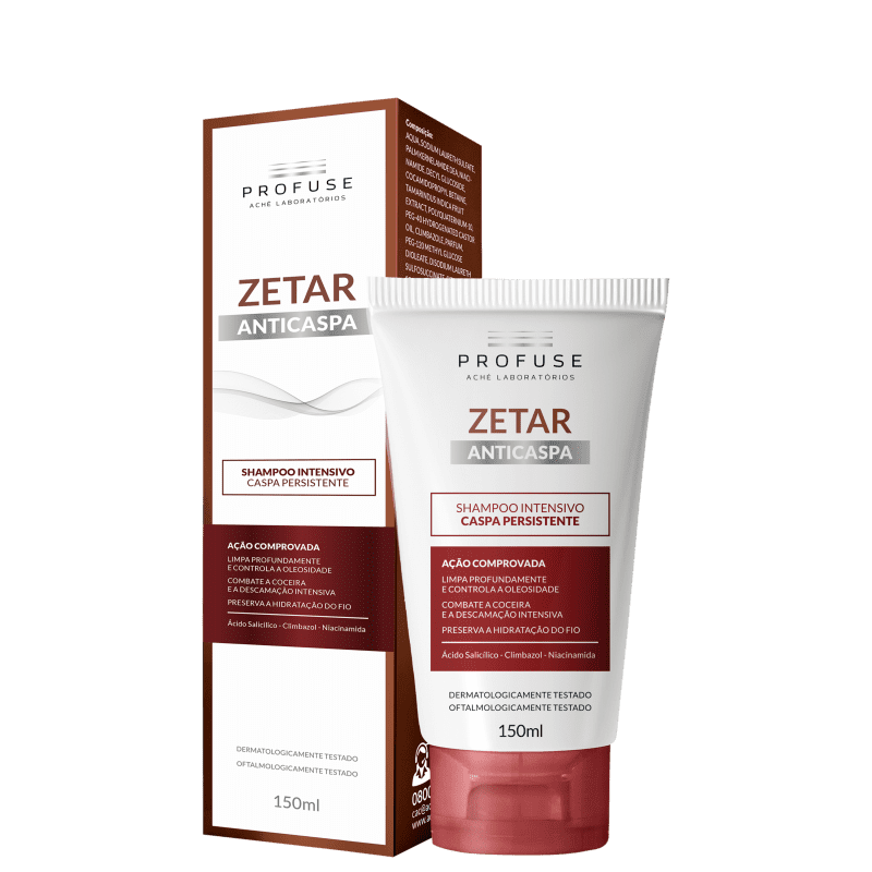 Shampoo Profuse Zetar Intensivo Anticaspa | Beleza na Web