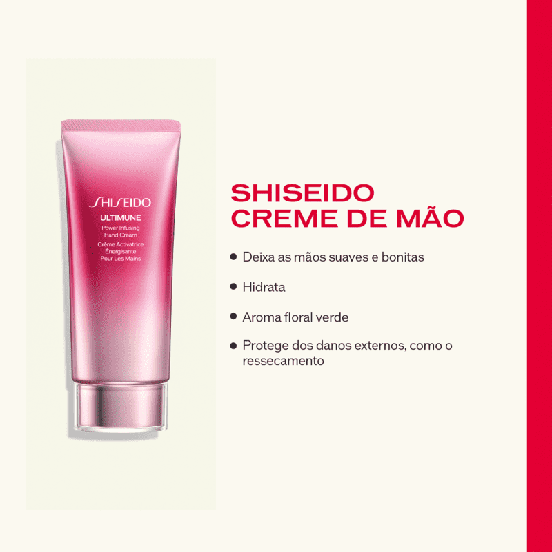 Creme Shiseido Ultimune Ativador Energizante para as Mãos | Beleza na Web
