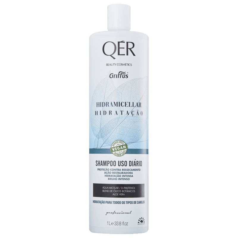Shampoo Griffus QÉR Beauty Cosmetics Hidramicellar | Beleza Na Web