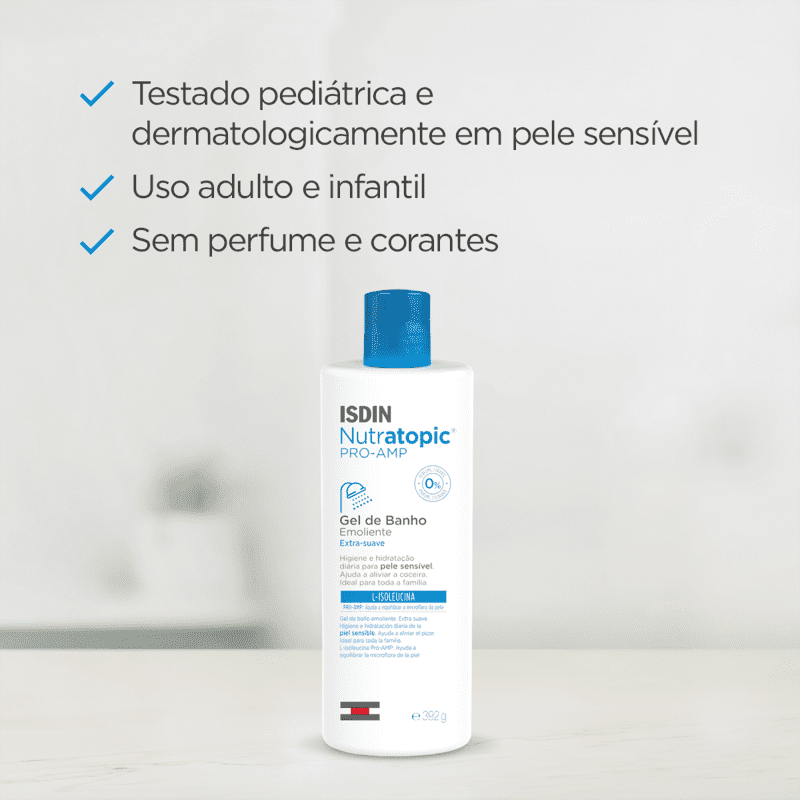 Gel de Banho ISDIN Nutratopic Pro-Amp | Beleza na Web