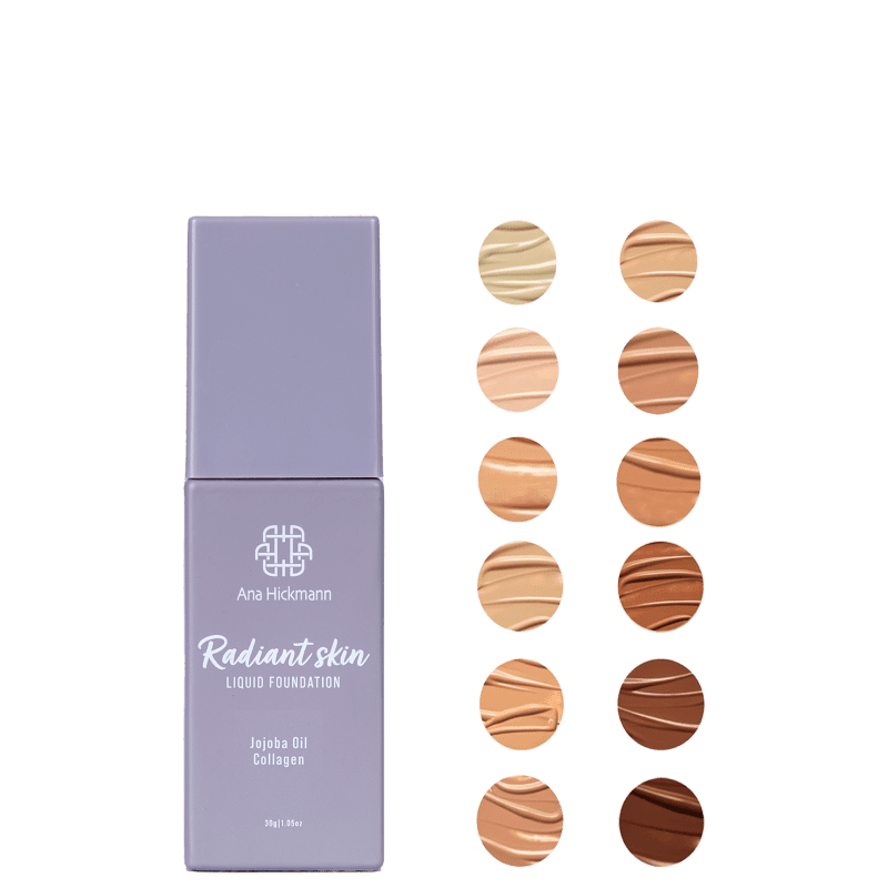 Base Líquida Hidratante Ana Hickmann Radiant Skin | Beleza na Web