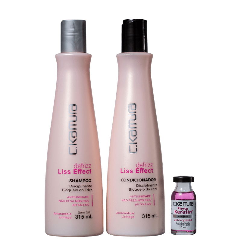 Kit C.Kamura Defrizz Liss Effect + Phyto Keratin | Beleza Na Web PRO Pro