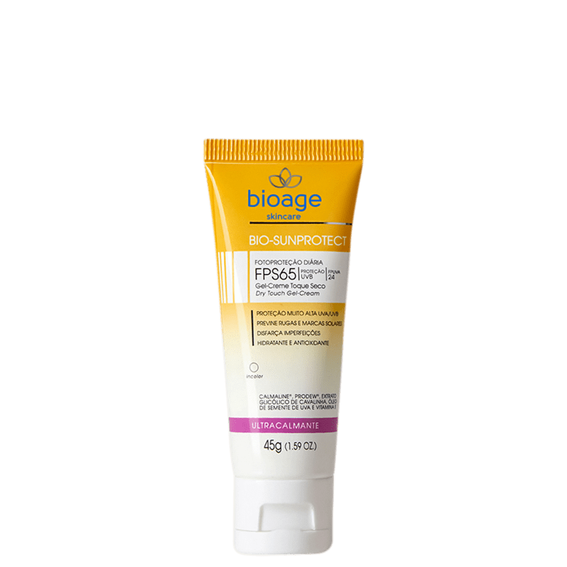 Protetor Solar Bioage Bio-SunProtect Ultracalmante FPS65 | Beleza Na Web