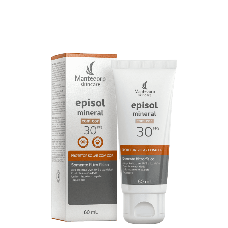 Protetor Solar com Cor Mantecorp Episol Mineral | Beleza na Web