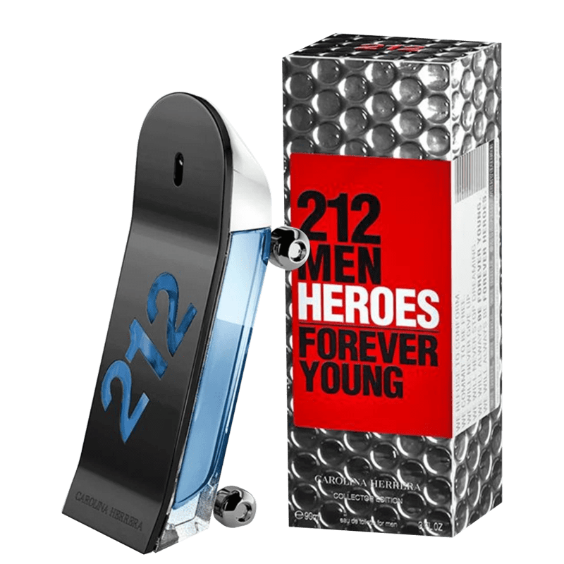 Perfume 212 Men Heroes Men Collector Edition Carolina Herrera Masculino Eau de Toilette | Beleza ...