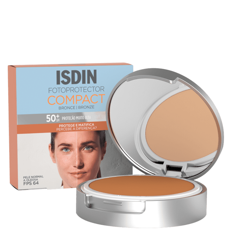 Protetor Solar Facial ISDIN Fotoprotector Compact FPS 50+ | Beleza na Web