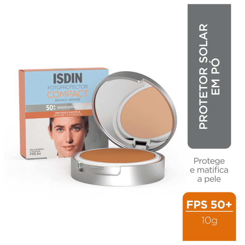 Protetor Solar Facial ISDIN Fotoprotector Compact FPS 50+ | Beleza Na ...