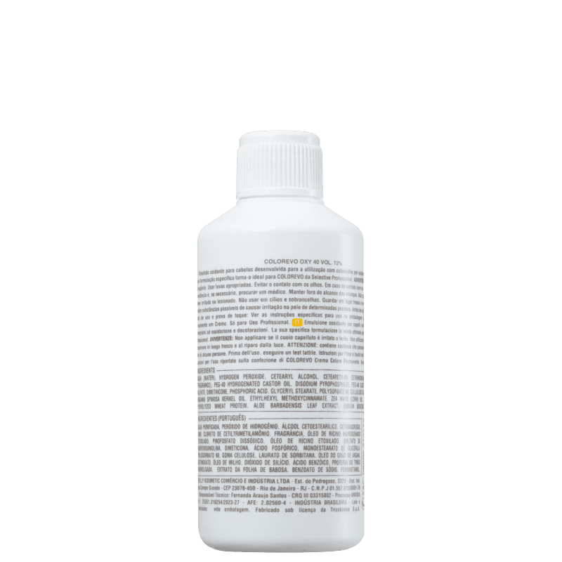 Emulsão Selective Professional Colorevo Oxy 40 Vol 60ml | Beleza na Web