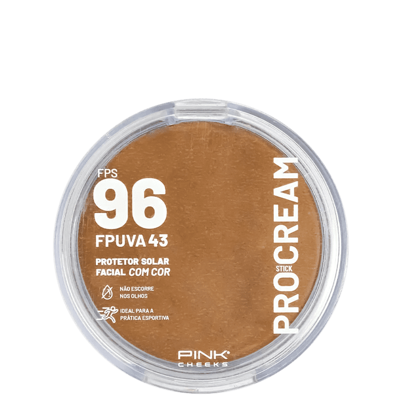 Pink Cheeks Pro Cream FPS96 PRO30 Protetor Solar Multifuncional com Cor ...