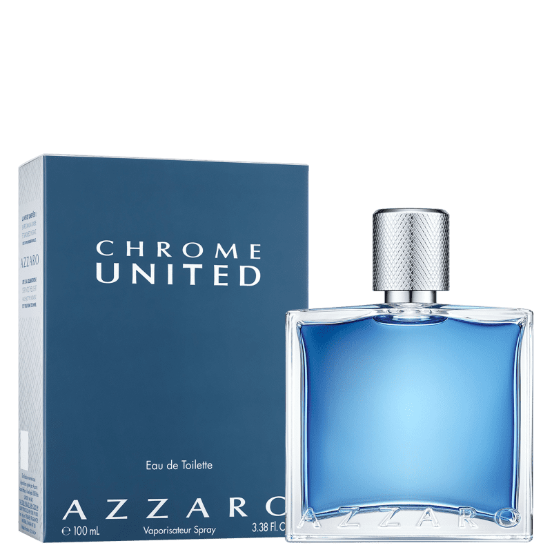 Perfume Masculino Chrome United Azzaro Eau de Toilette | Beleza na Web