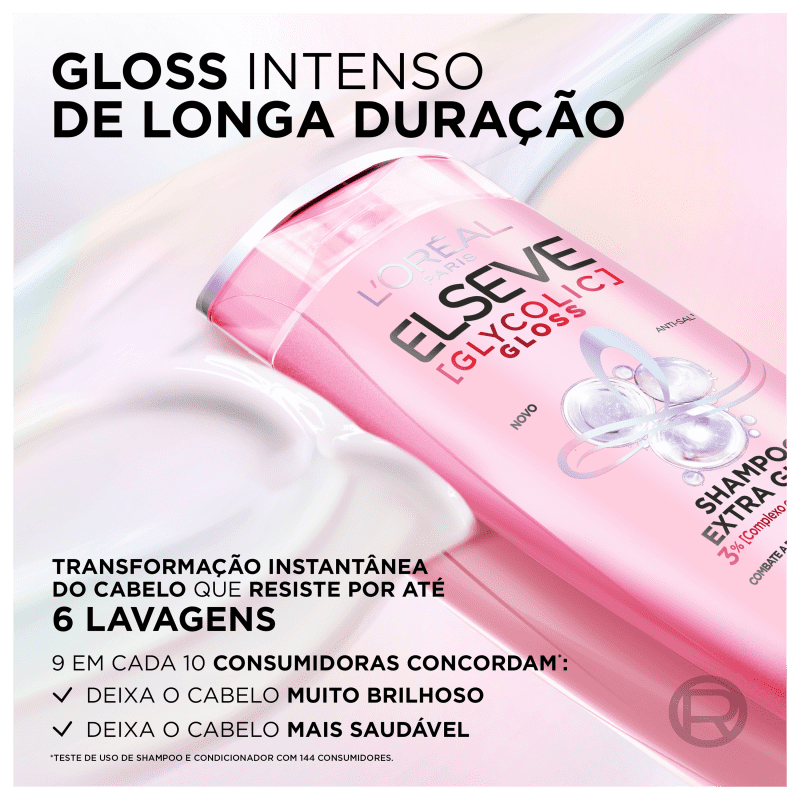 Shampoo Elseve L’Oréal Paris Glycolic Gloss | Beleza na Web