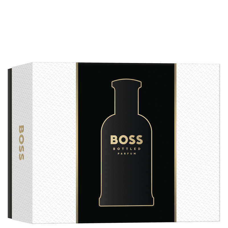 Conjunto Boss Bottled Hugo Boss Parfum 100ml Gel De Banho 100ml Desodorante 75 Ml Beleza