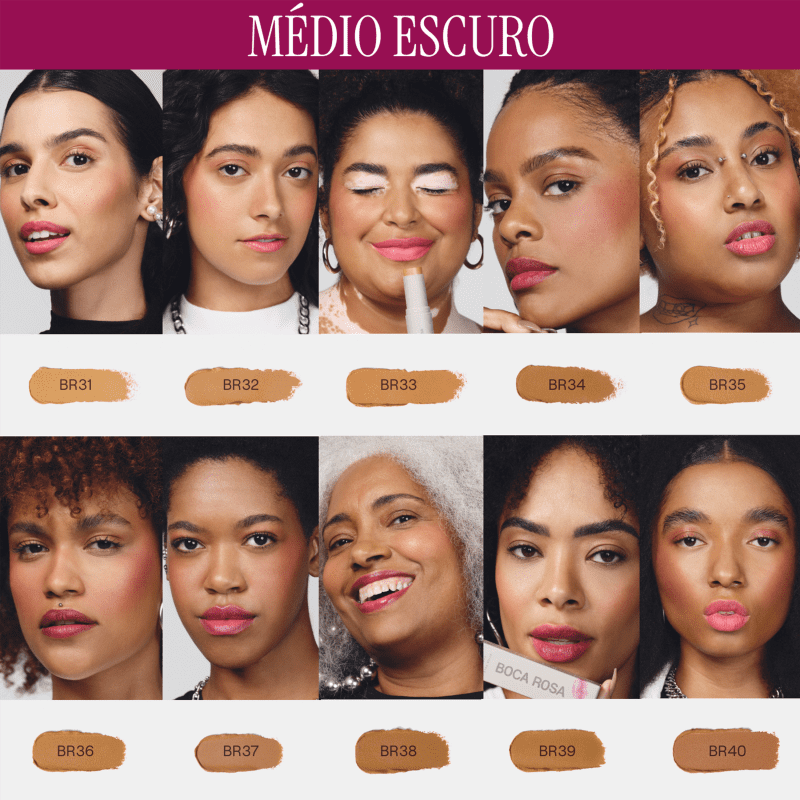 Boca Rosa Stick Pele BR49 | Beleza na Web