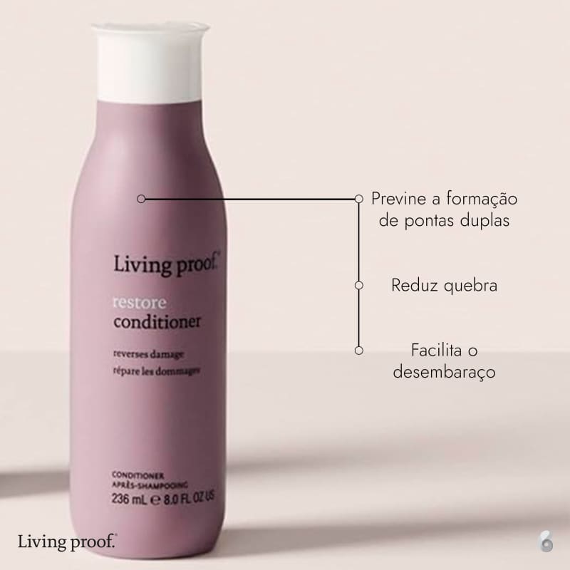 Condicionador Living Proof Restore 236ml | Beleza na Web