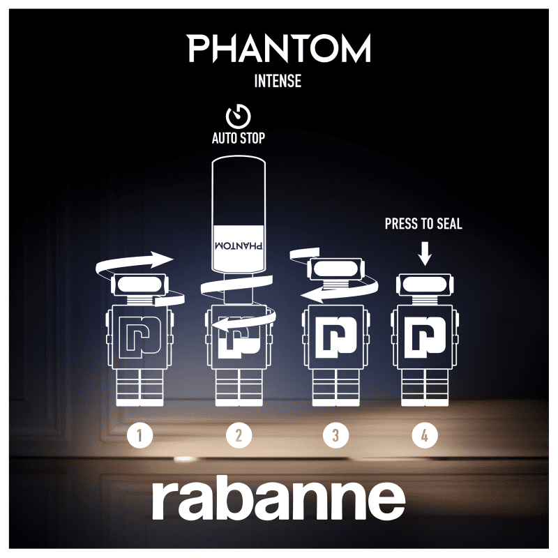 Phantom Intense Rabanne Eau de Parfum Perfume Masculino 100ml | Beleza ...
