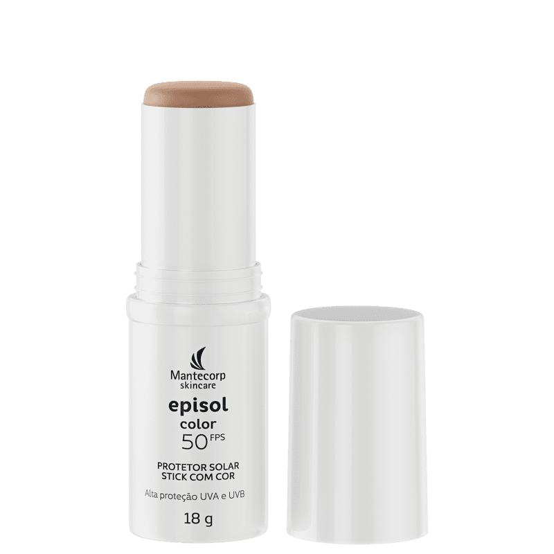 Protetor Mantecorp Episol Color Stick FPS50 Claro | Beleza na Web