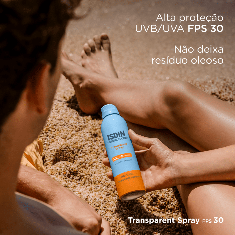 Protetor Solar Corporal ISDIN Transparent Spray FPS 30 | Beleza na Web