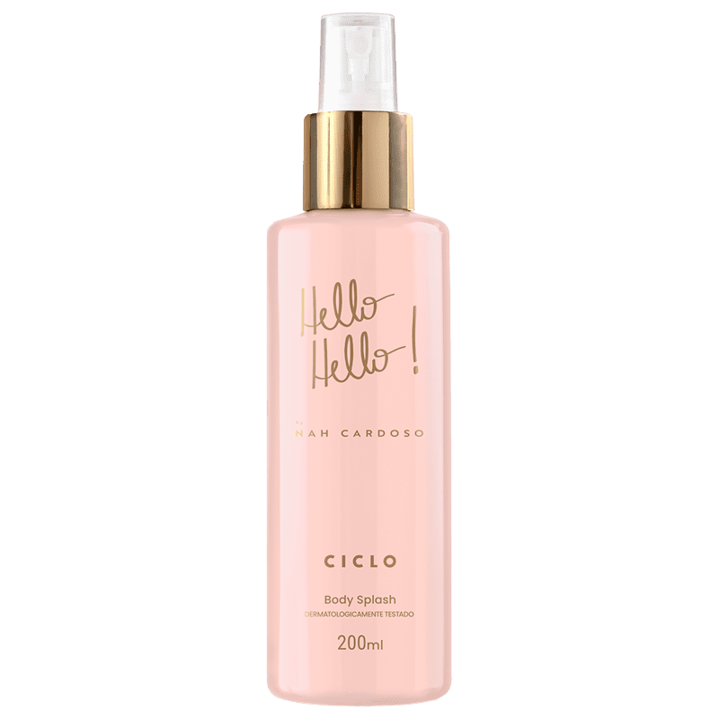 Body Splash Ciclo Cosméticos Hello Hello by Nah Cardoso | Beleza na Web