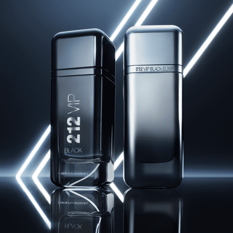 Perfume Importado 212 VIP Black Elixir Carolina Herrera Masculino 50ml | Beleza na Web
