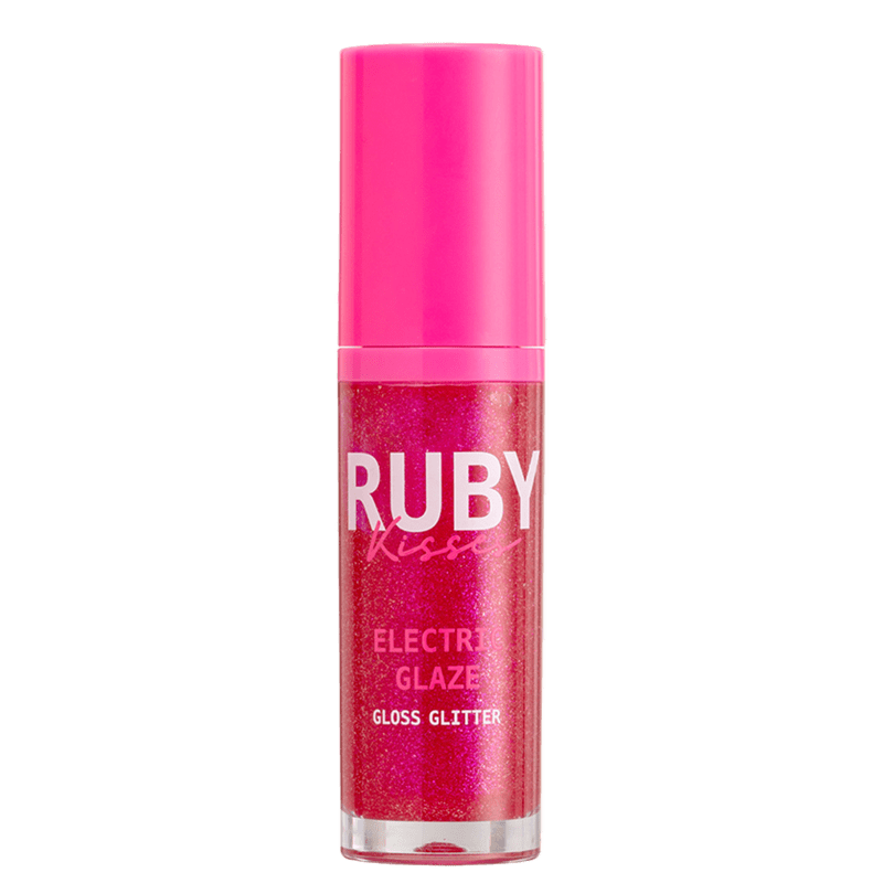 Gloss Labial Ruby Kisses Eletric Glaze Fuchsia | Beleza na Web