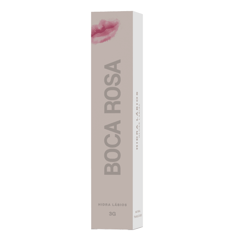 Gloss Labial Boca Rosa Hidra Lábios Natural Translúcido 3g | Beleza Na ...